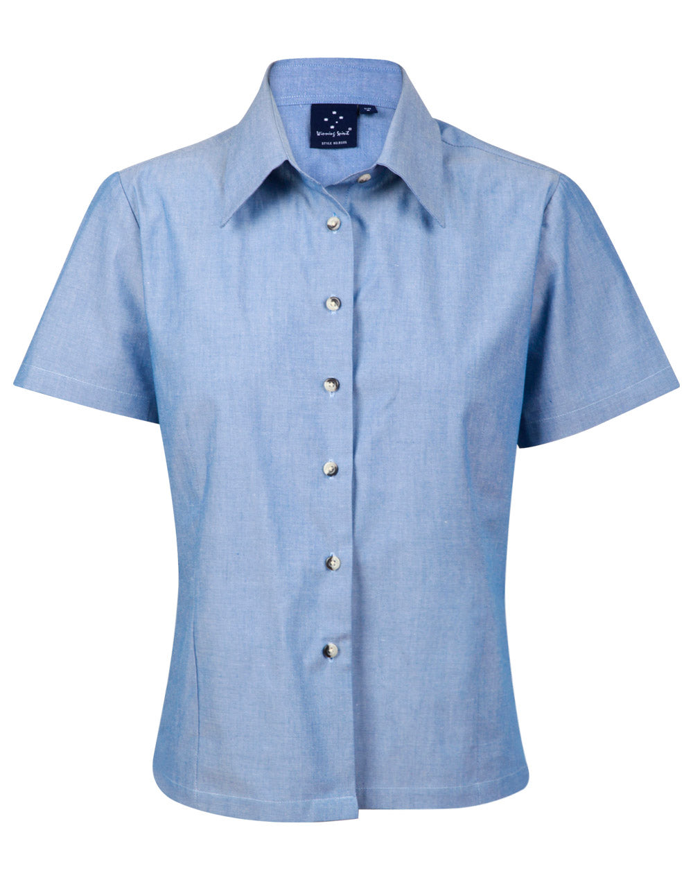 Benchmark BS05 Ladies Chambray Short Sleeve - Workwear Australia Online